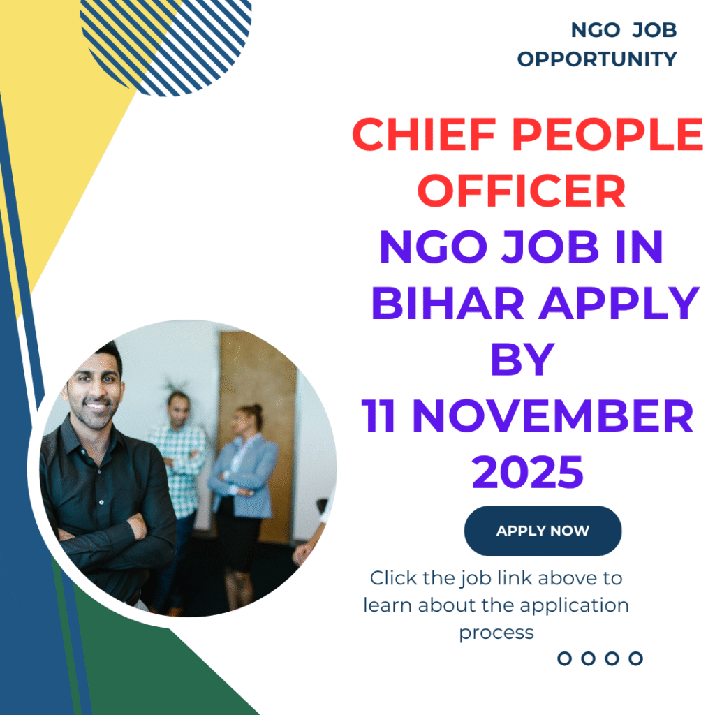 Application Invited for Chief People Officer NGO Job in Project ...