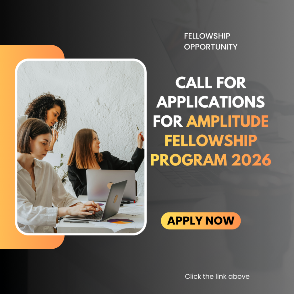 Duration of Amplitude Fellowship Program 2026 - Grants for NGOs